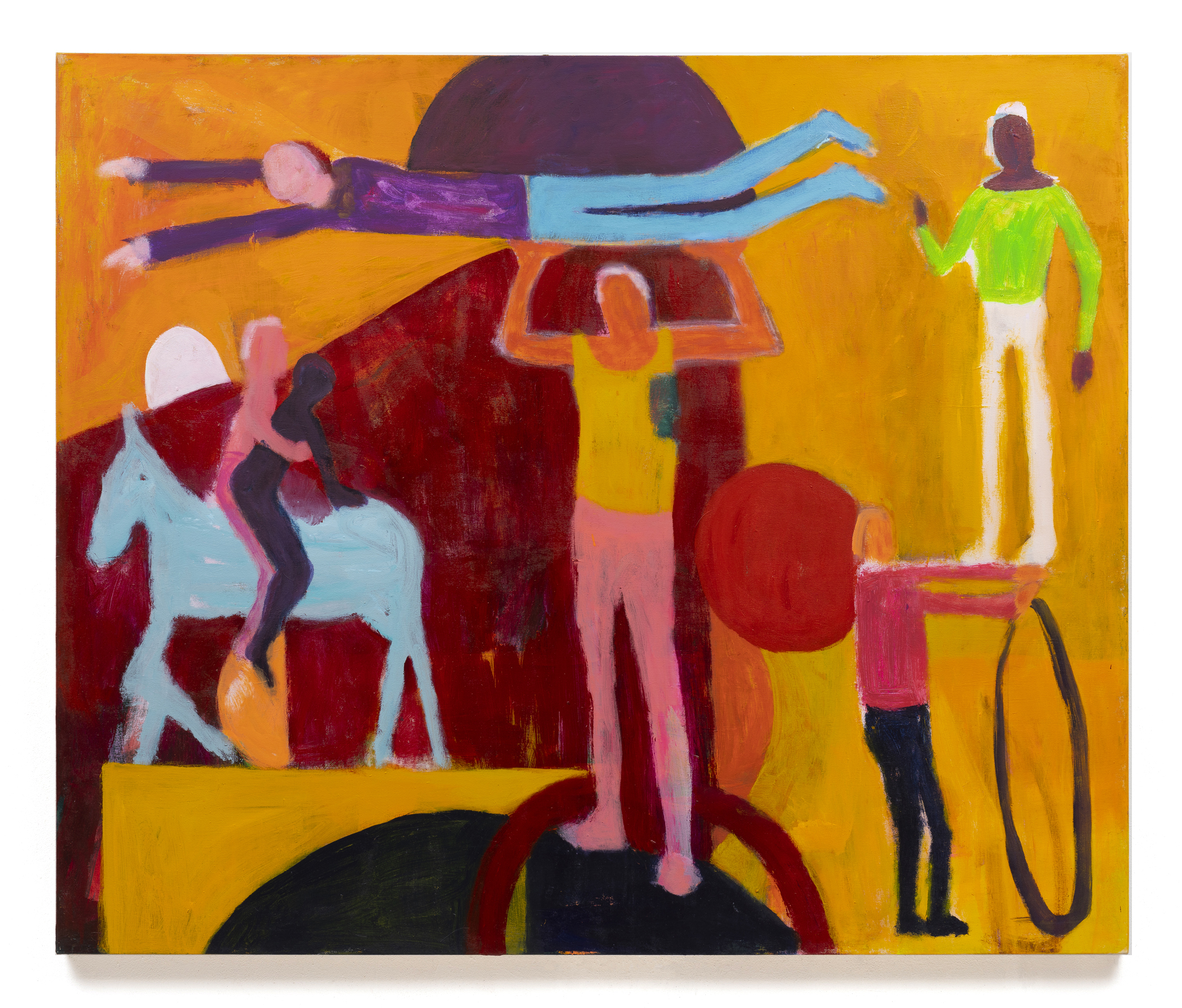 Katherine Bradford exhibition: Les saltimbanques - Emanuela Campoli