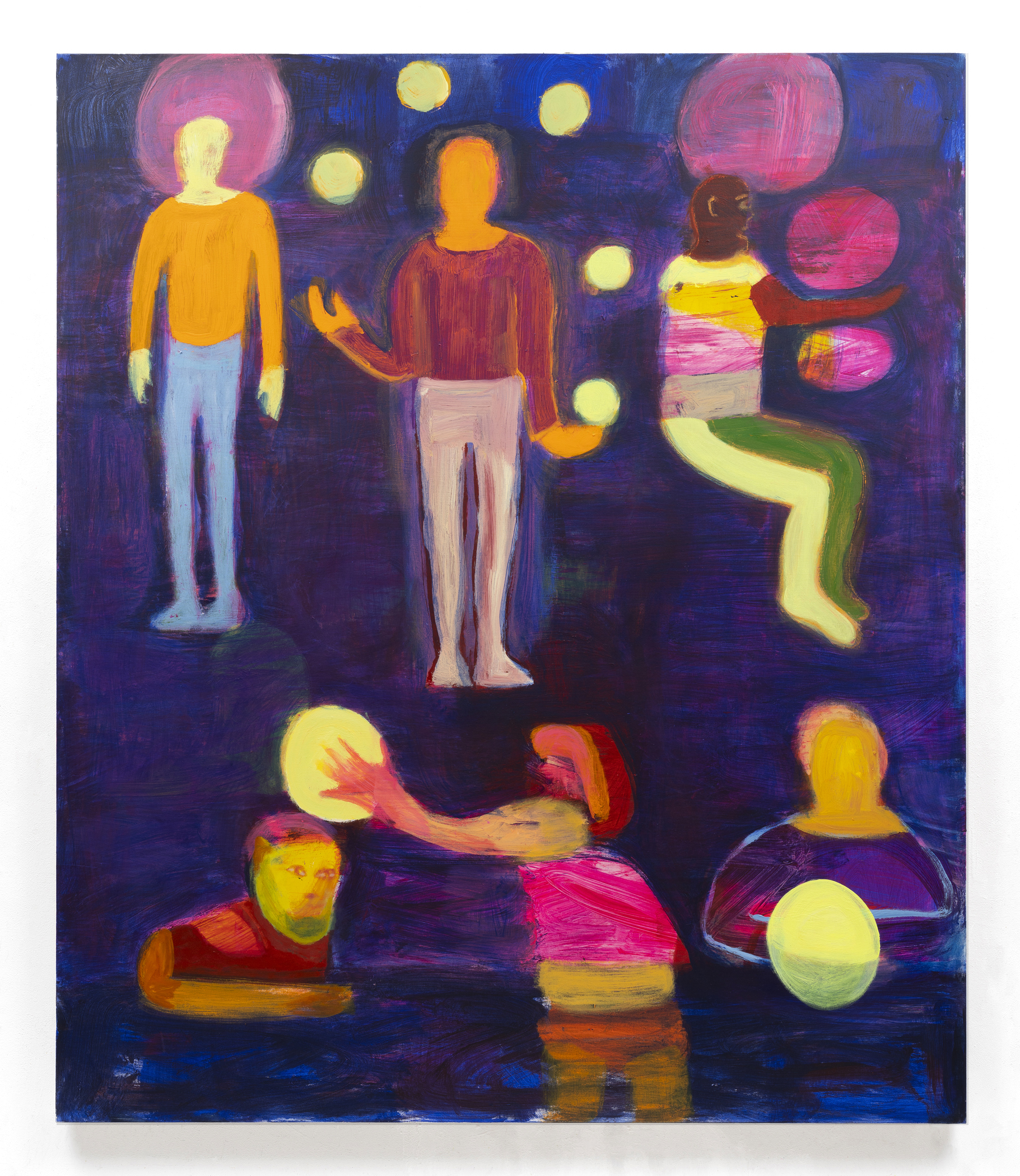 Katherine Bradford exhibition: Les saltimbanques - Emanuela Campoli
